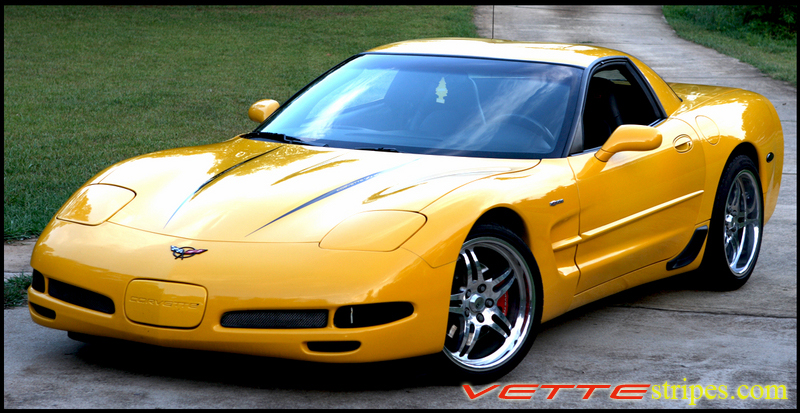 C5 Corvette Side Stripes - fit all C5's models - Vettestripes