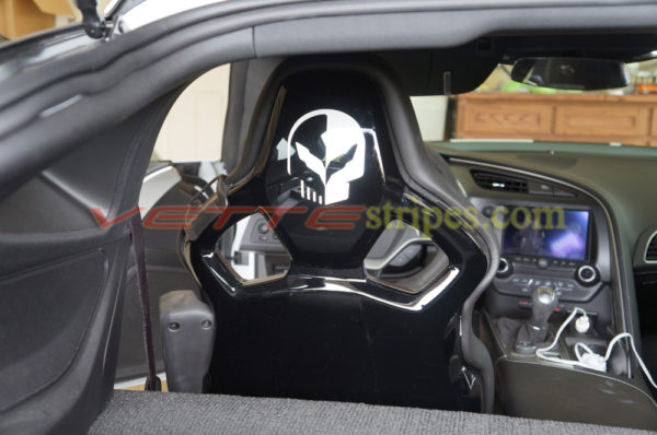 C7 Corvette Z06 jake custom seat - VetteStripes.com