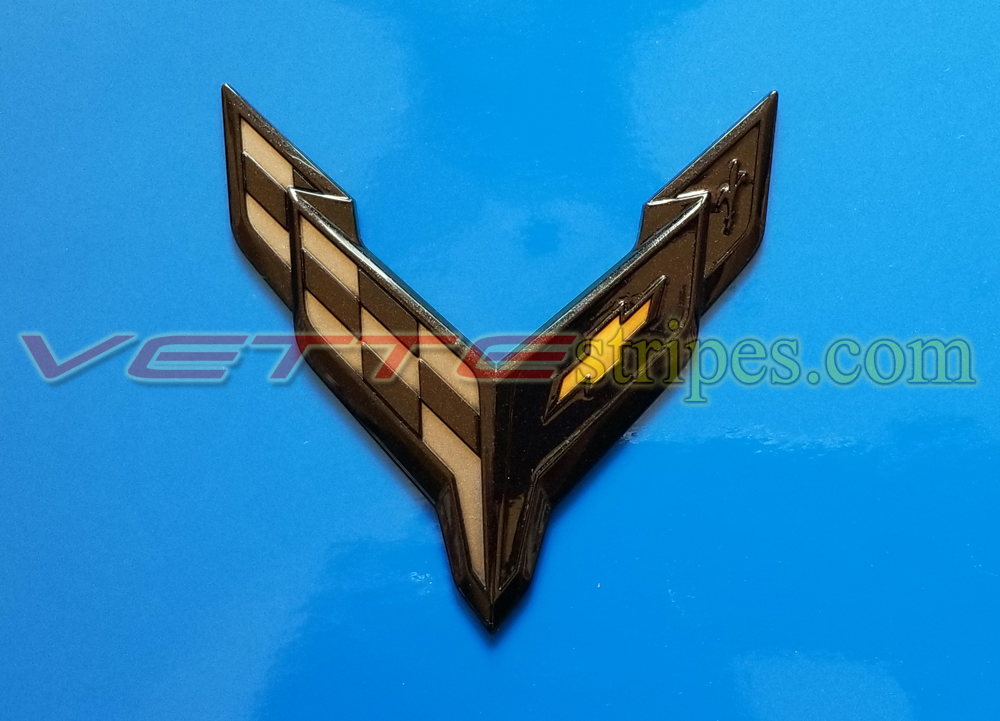 2020 - 2025 C8 Corvette Full Length 2024-2025 style Dual Racing Stripes ...